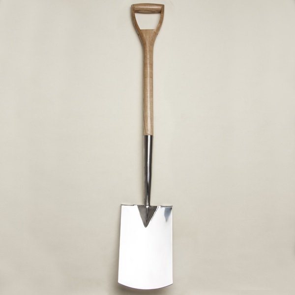 Long Handled Stainless Steel Spade With Ash Handle